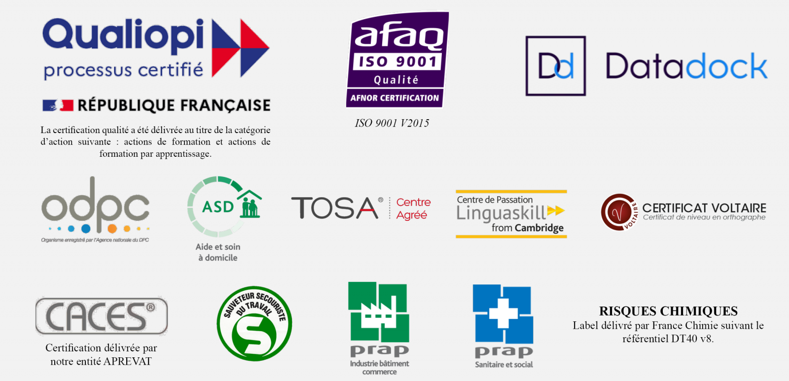 ASFO Grand Sud vous souhaite la bienvenue